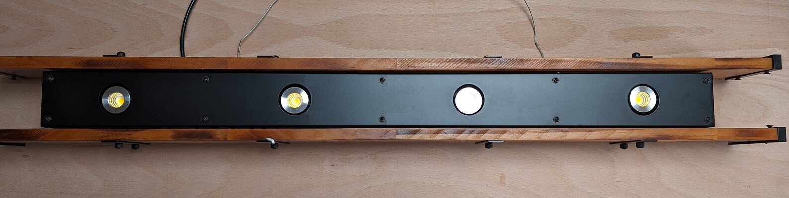 Wood Beam Lights, Vintage Wood Beam Spot Lights Light Fixture, Rustic ...