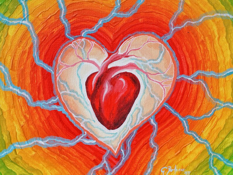 Heart Coherence Visionary Art by idrawmypassion Intuitive - Etsy