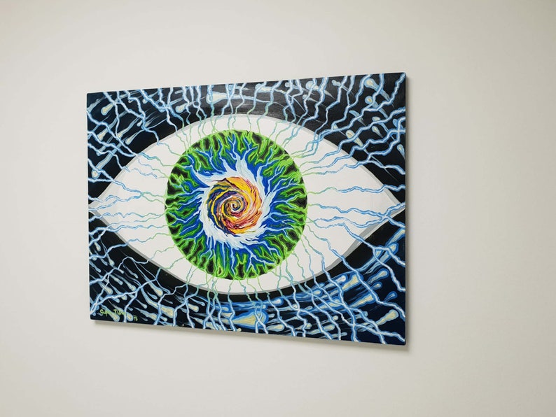 Eye of a Vision Visionary Art by idrawmypassion Intuitive | Etsy