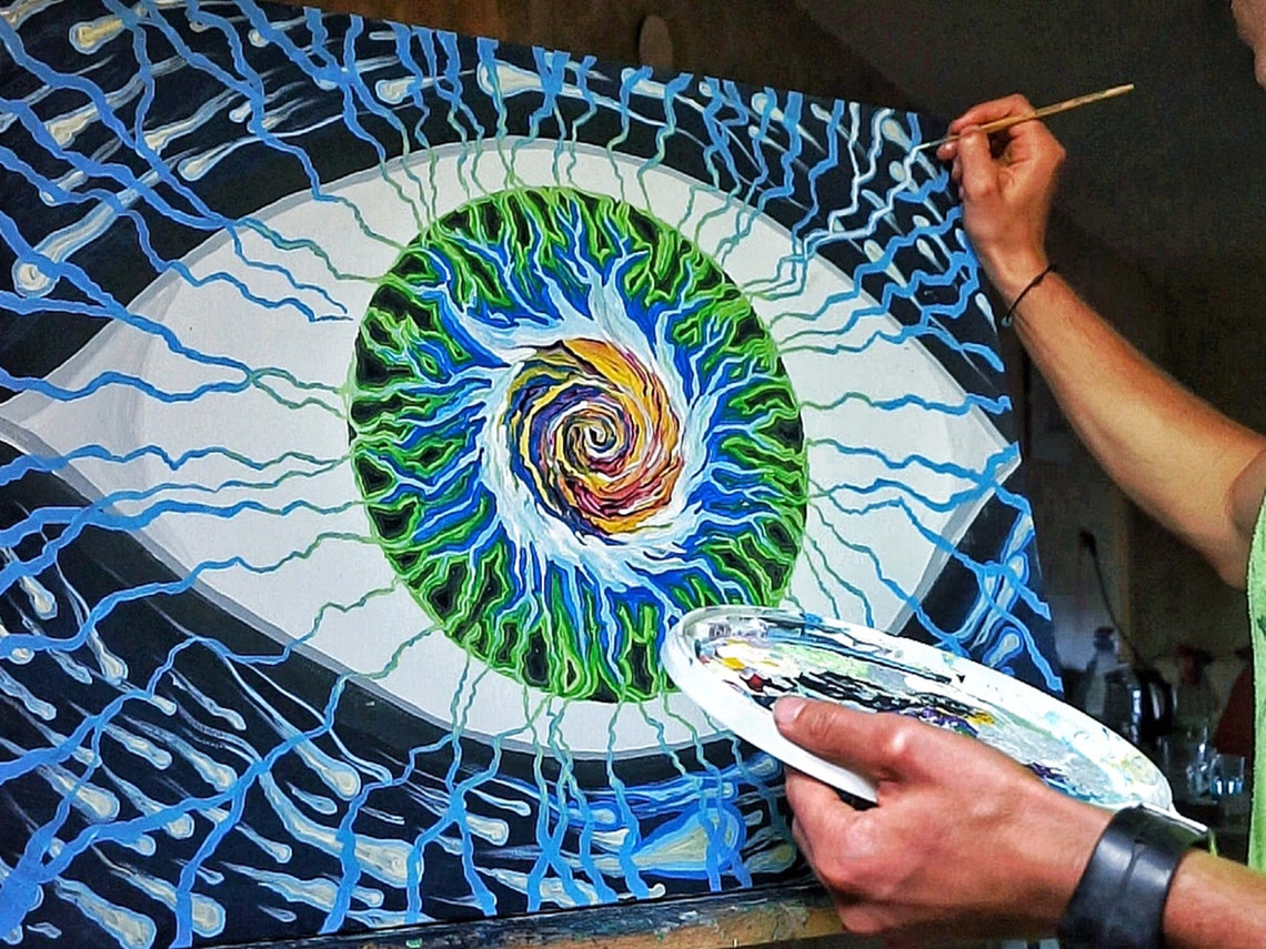 Eye of a Vision Visionary Art by idrawmypassion Intuitive - Etsy