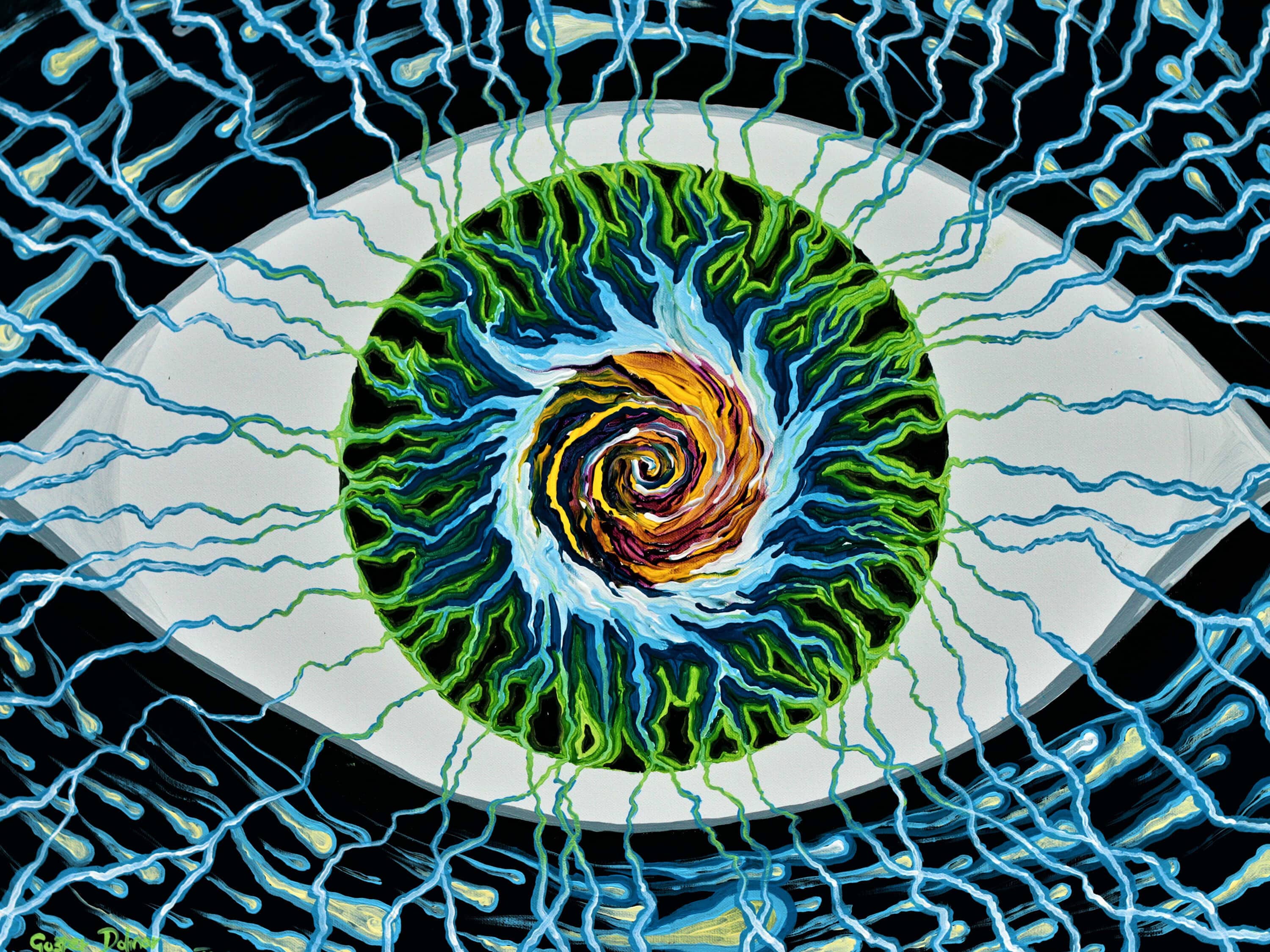 Eye of a Vision Visionary Art by idrawmypassion Intuitive - Etsy