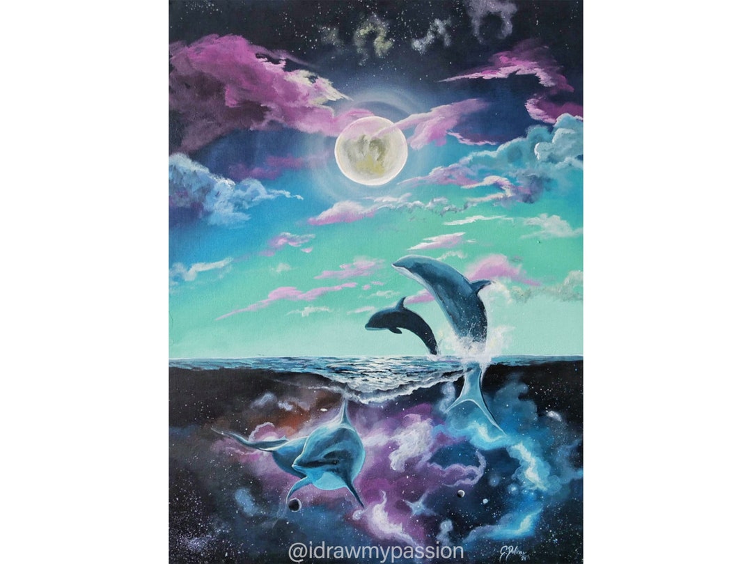 Full Moon Magic | Visionary Art by @idrawmypassion | Intuitive ...