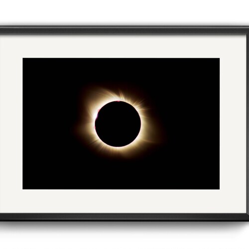 SOLAR ECLIPSE PHOTOGRAPHY Wall Art Total Solar Eclipse Print | Etsy