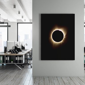 SOLAR ECLIPSE PHOTOGRAPHY Wall Art, Total Solar Eclipse Print, Fine Art ...