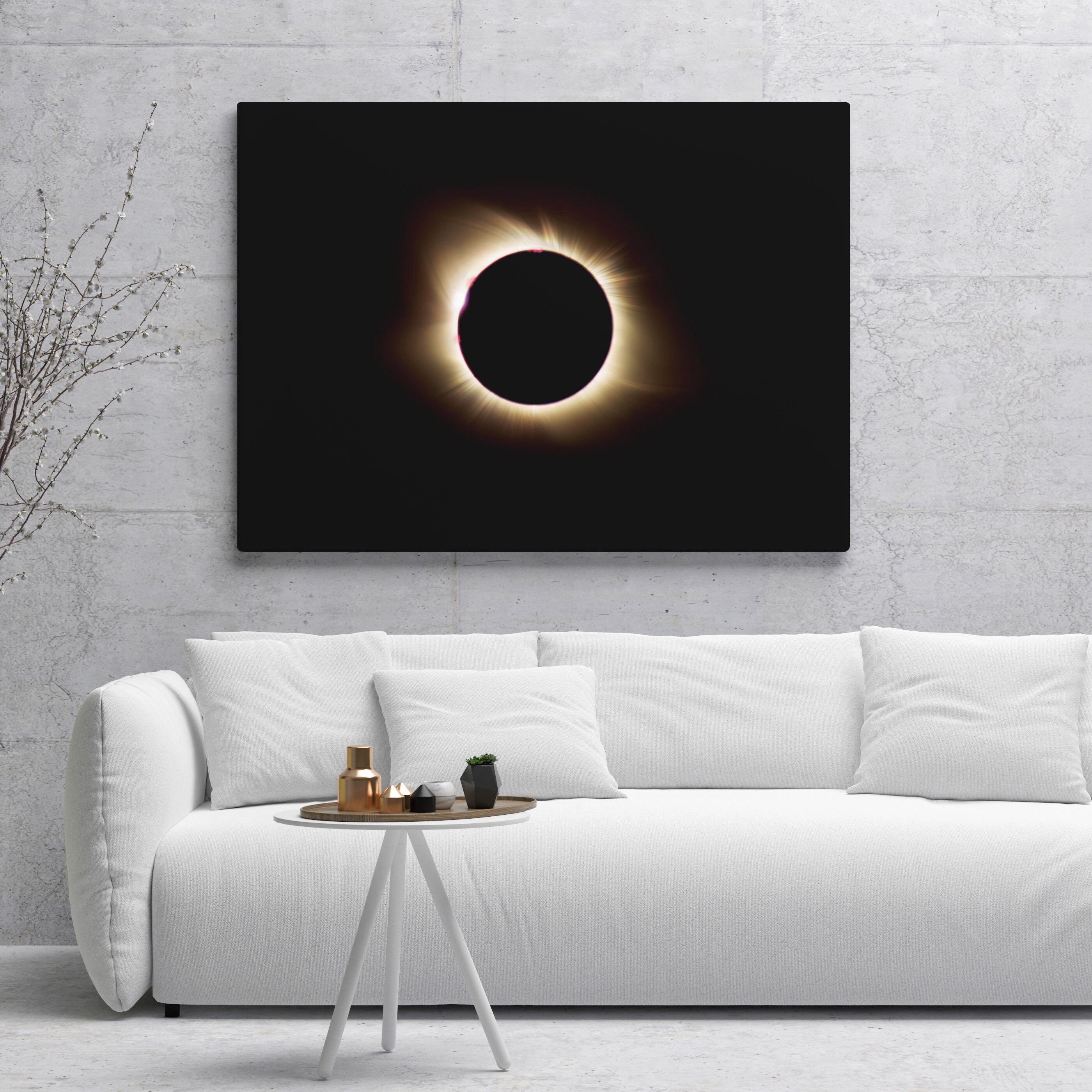 SOLAR ECLIPSE PHOTOGRAPHY Wall Art Total Solar Eclipse Print | Etsy