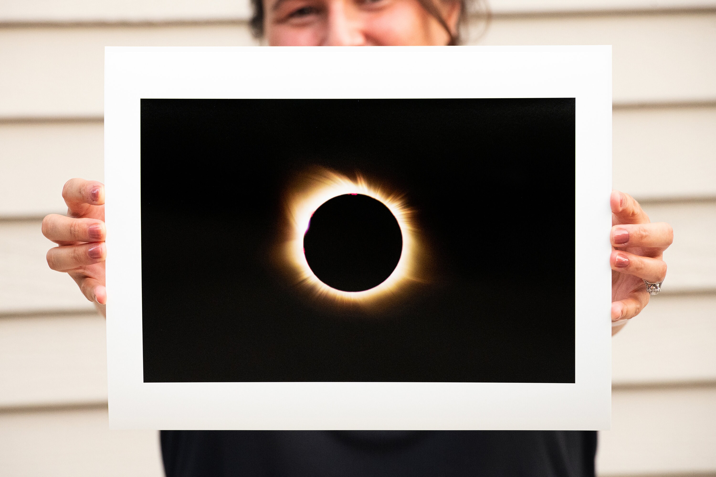 SOLAR ECLIPSE PHOTOGRAPHY Wall Art Total Solar Eclipse Print | Etsy