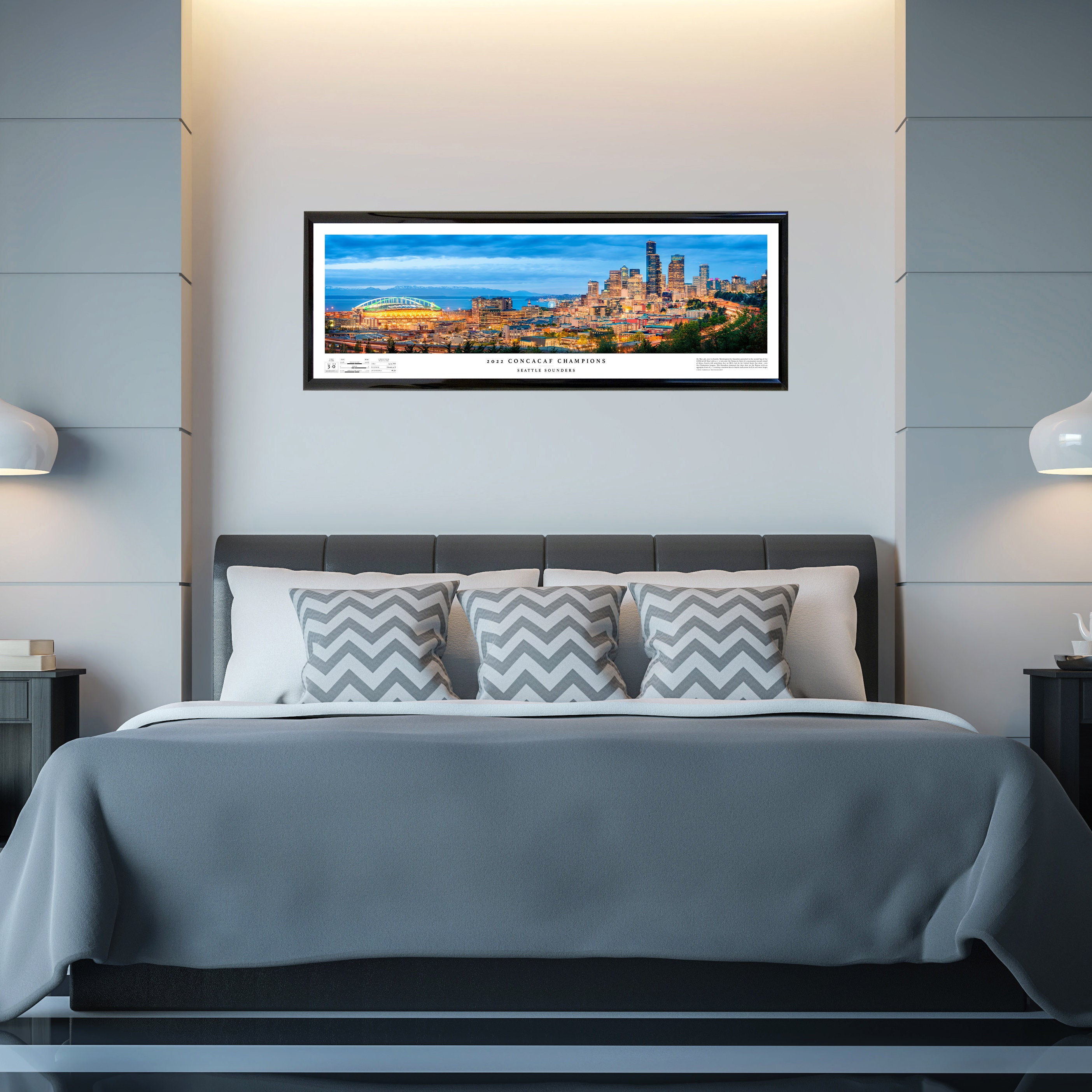 SEATTLE SOUNDERS CONCACAF Champions Poster 2022 Seattle Wall Art ...