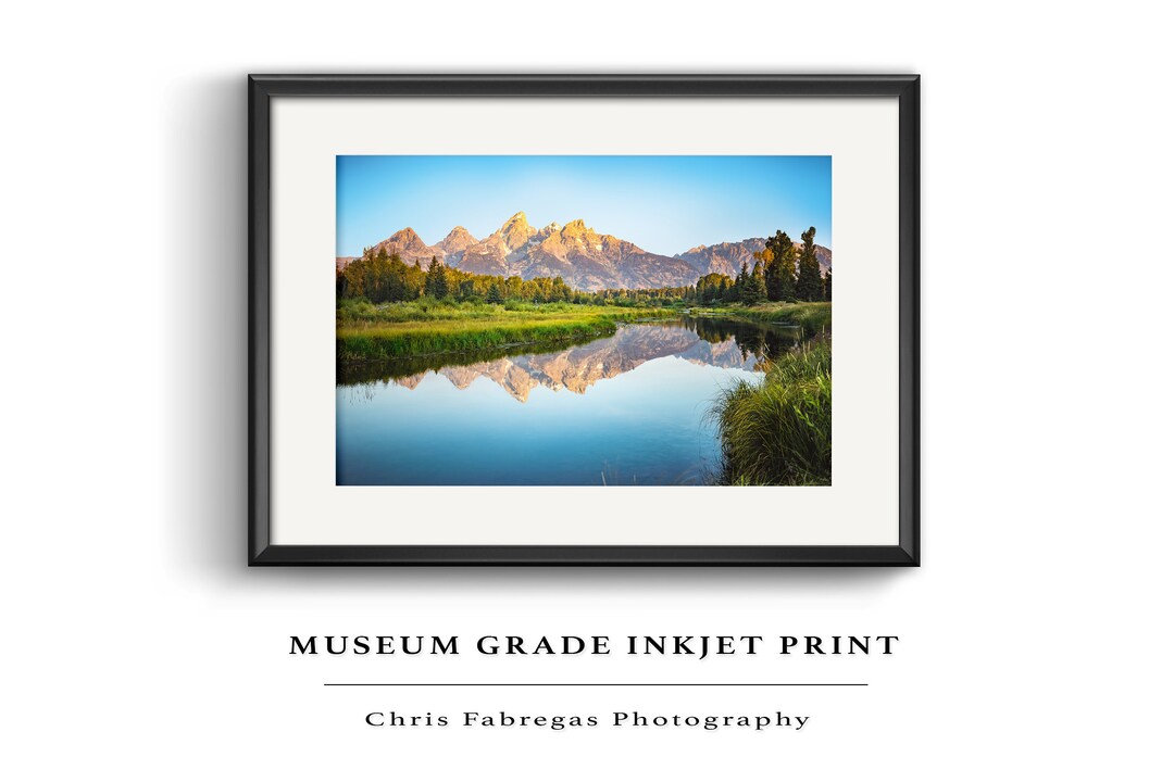 Grand Tetons National Park Print: Autographed Mountain Landscape Art - Etsy