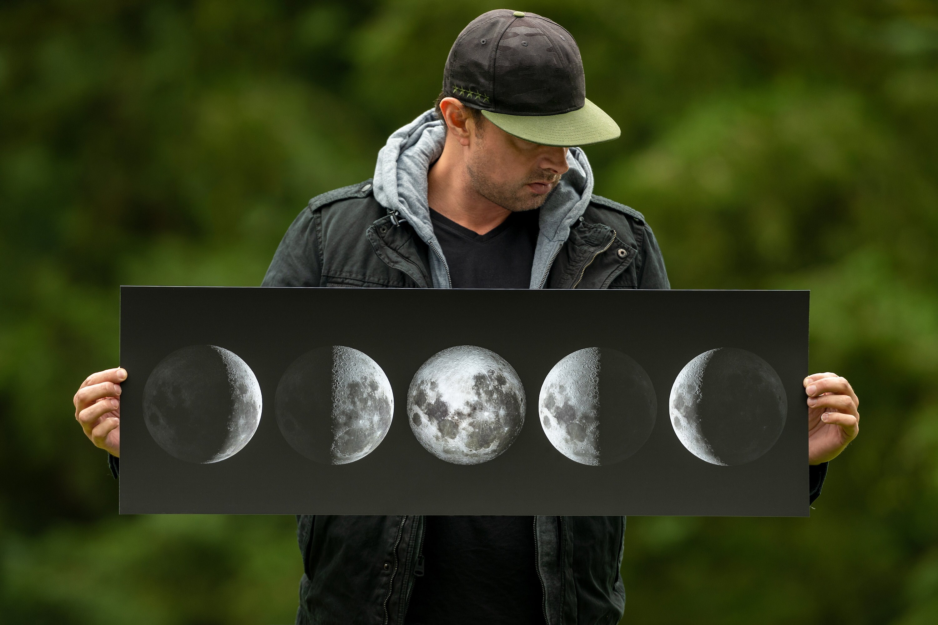 Moon Phases Photography Poster: Archival Wall Art (digital Download) - Etsy