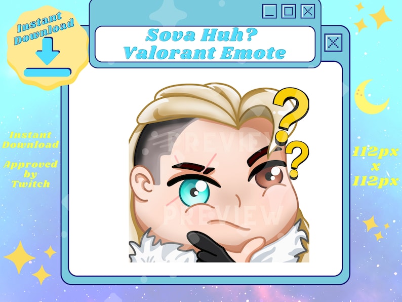 Sova Hmm Emote Twitch Emote Emote for Streaming, Youtube, Facebook ...