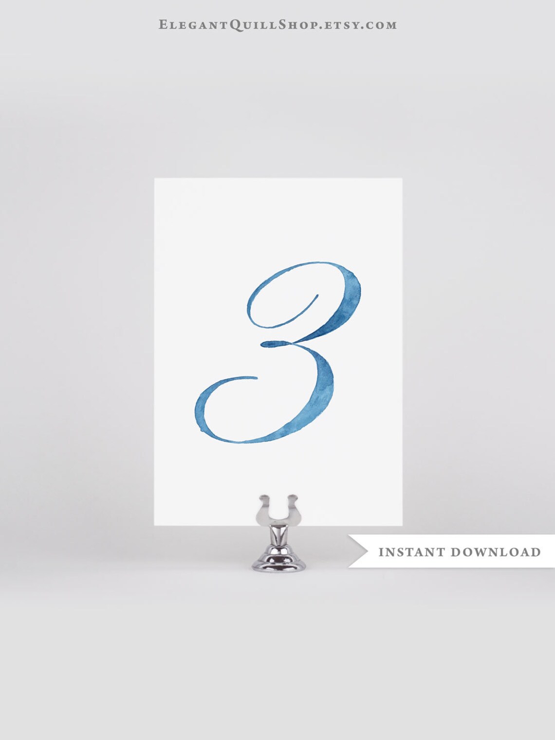 Blue Table Numbers Beach Wedding Decor Printable Table - Etsy