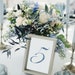 Dusty Blue Wedding, Blue Table Numbers, Watercolor, Printable Table ...