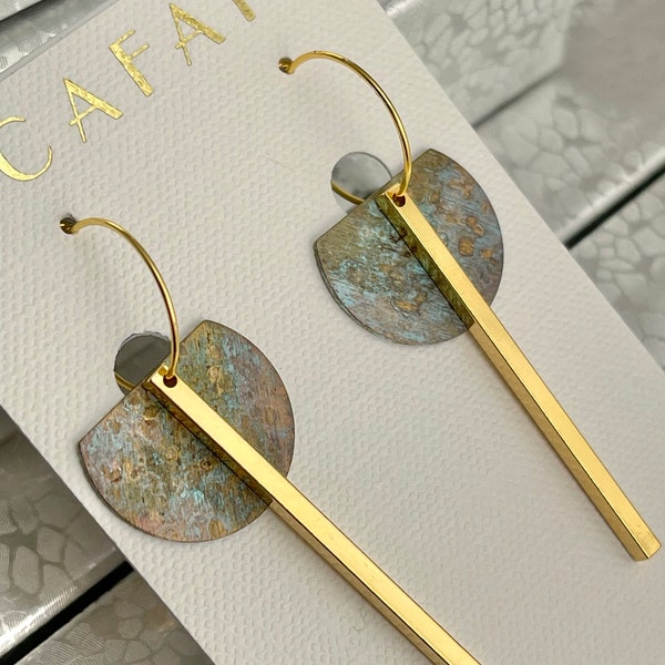 Geometric Earrings - Etsy