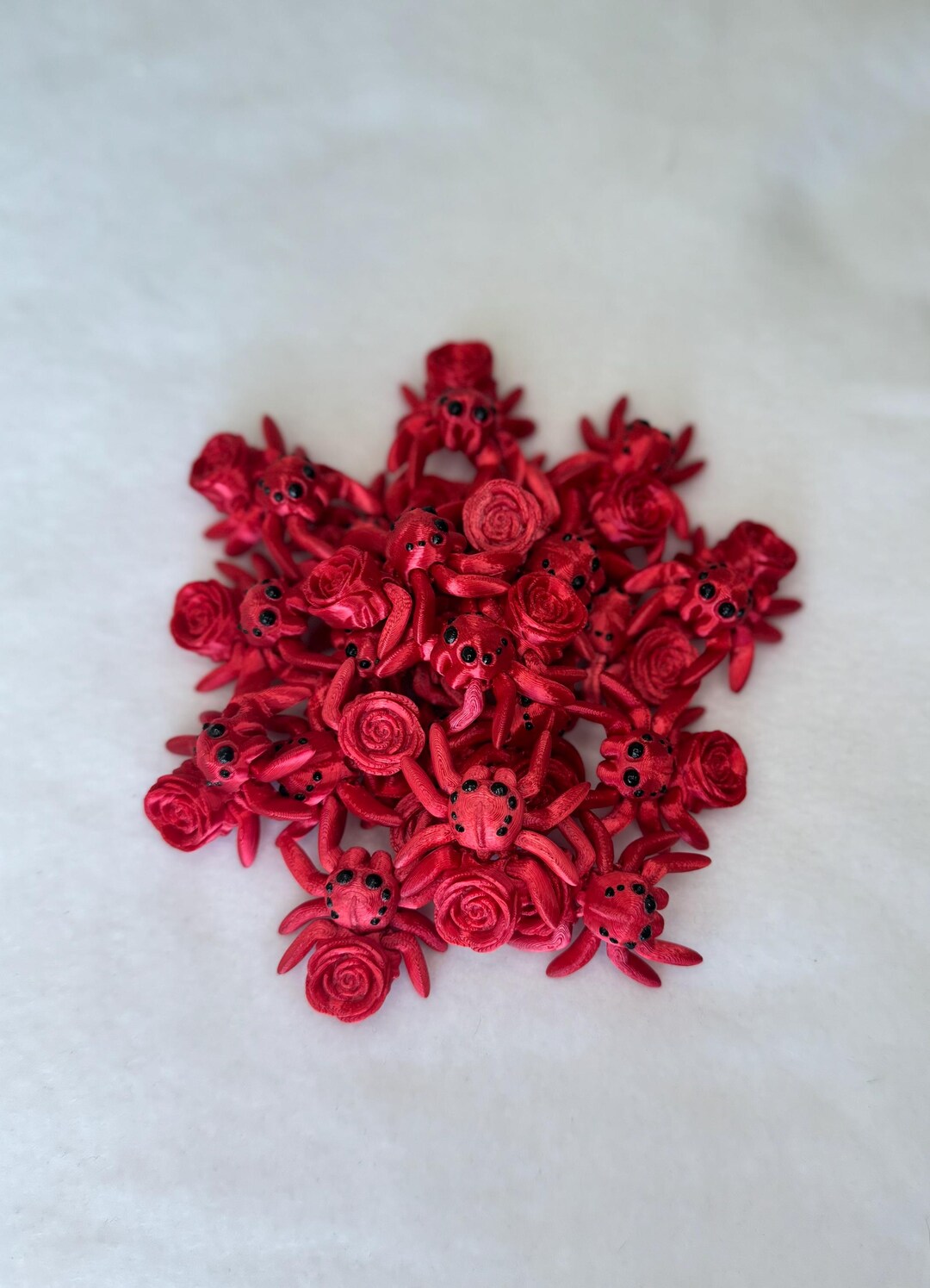 Rose Spiders | Articulated Spiders | Valentine Spiders | 3D Printed ...