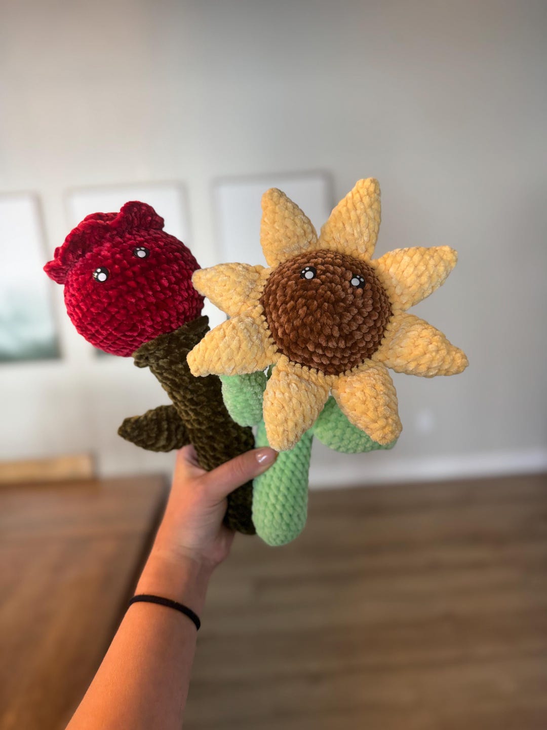 Sunflower Amigurumi | Sunflower Stuffed Animal | Sunflower Plushie ...