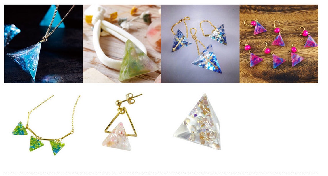 High Qualitly Triangle Mold Pyramid Mold Prism Mold Padico | Etsy