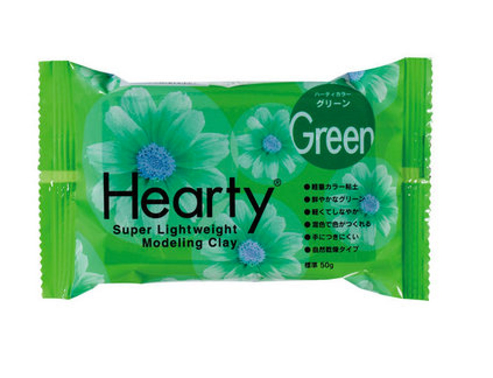 50g Hearty Clay Lightweight Modeling Clay Color: GREEN Air | Etsy