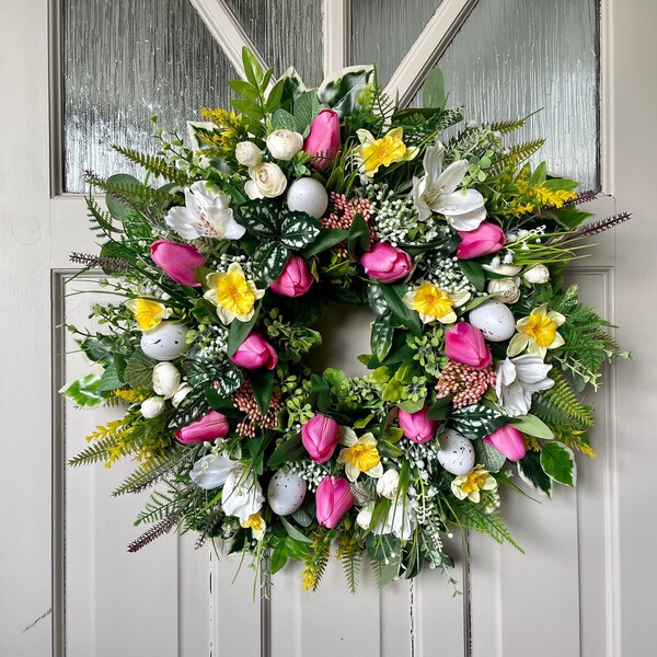 Large Spring Wreath - Etsy