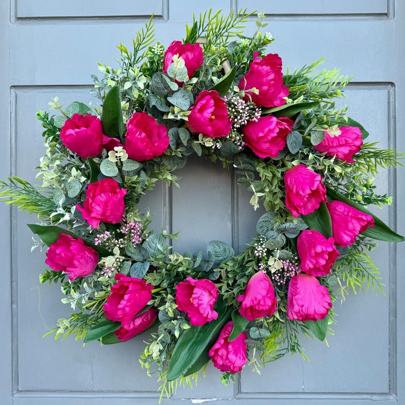 Large Spring Wreath - Etsy