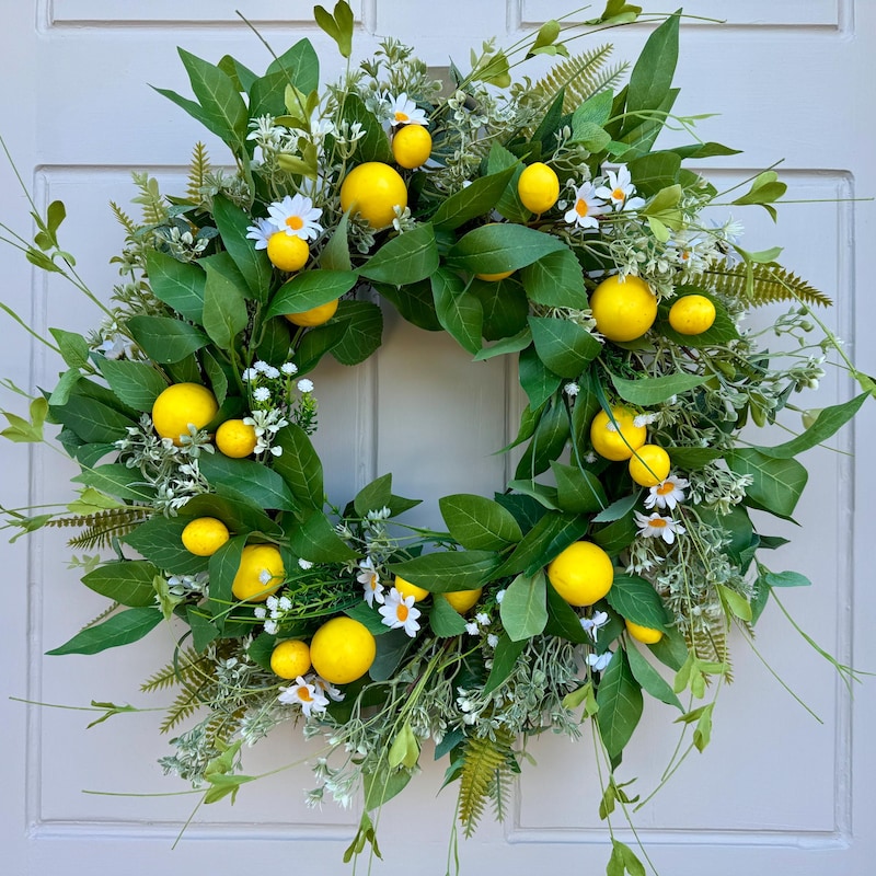 Spring Fruit Wreath - Etsy UK