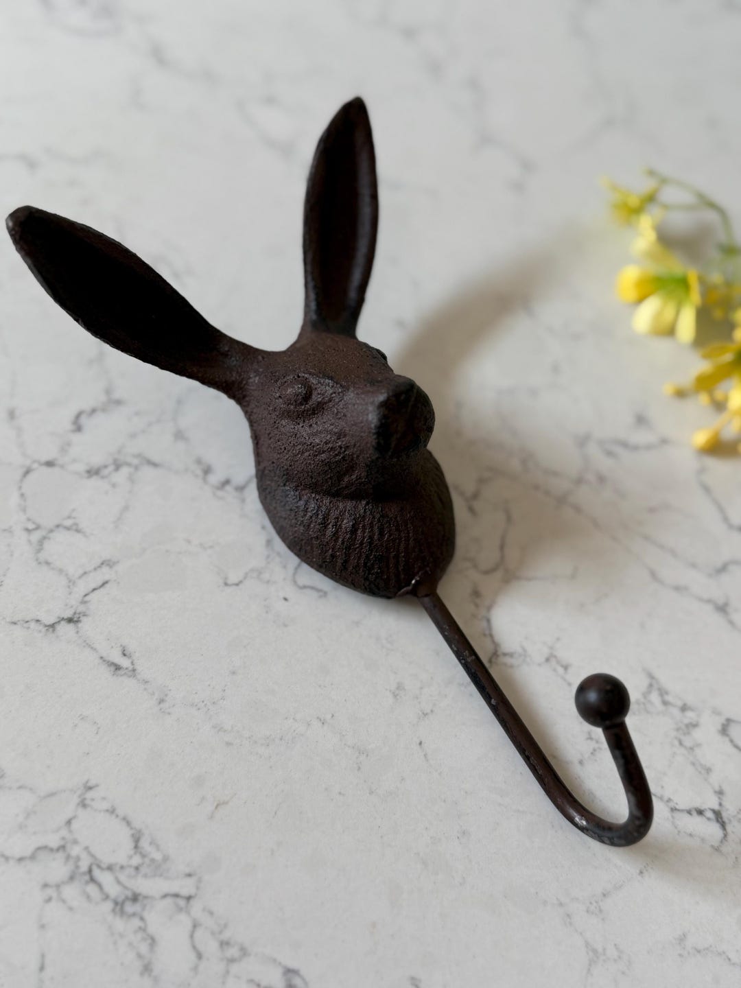 Cast Iron Hare Wall Hook, Farmer Gifts, Farmhouse Gift, Farmhouse Decor ...