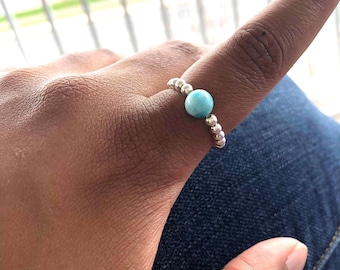 Larimar ring | Etsy