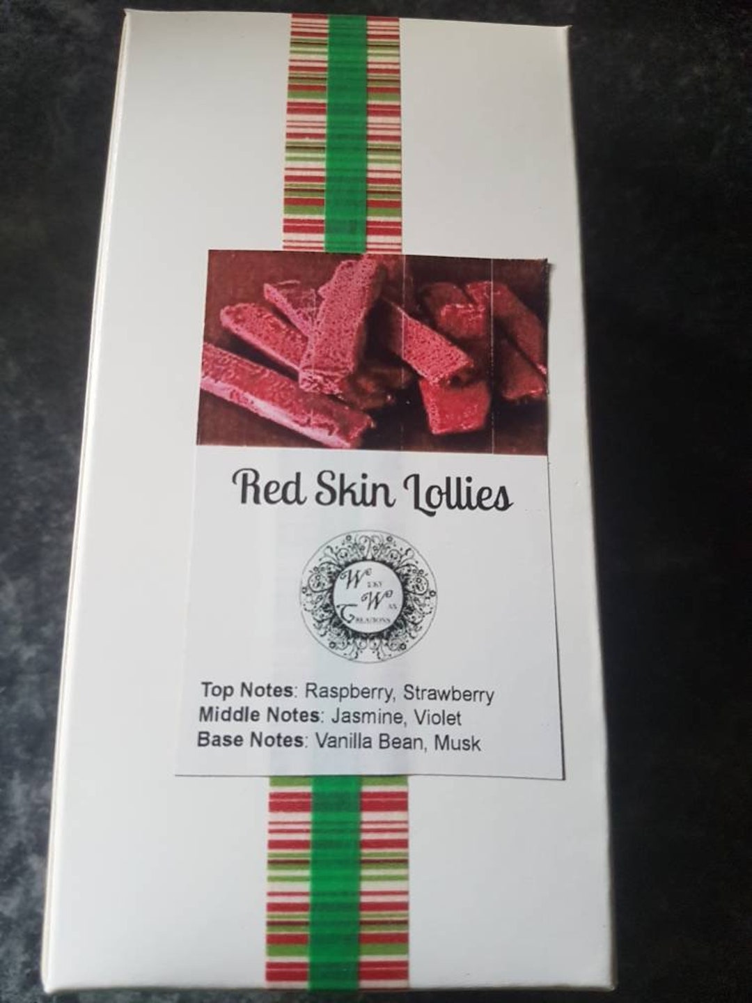 Red Skin Lollies Candle - Etsy