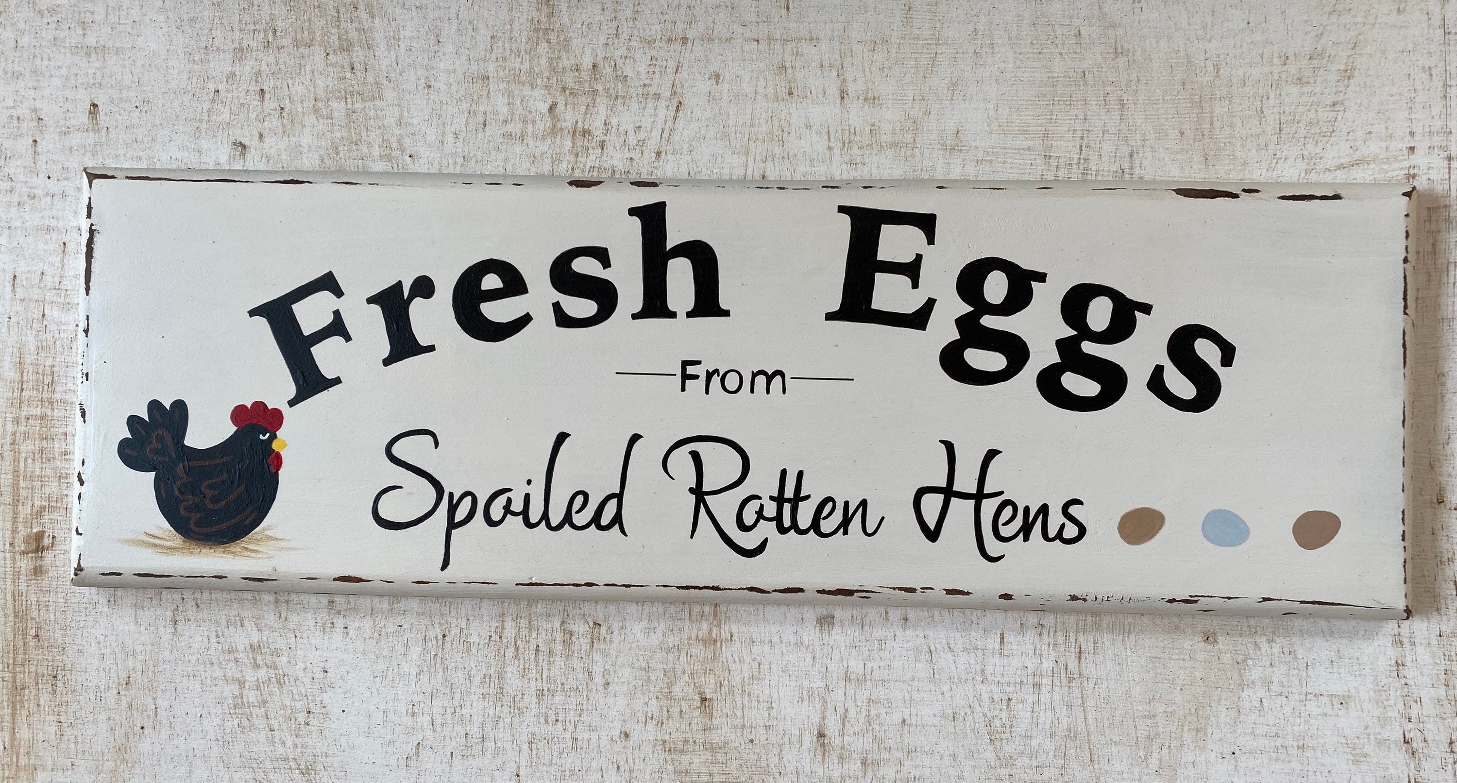 Chicken Coop Sign fresh Eggs From Spoiled Rotten Hens | Etsy