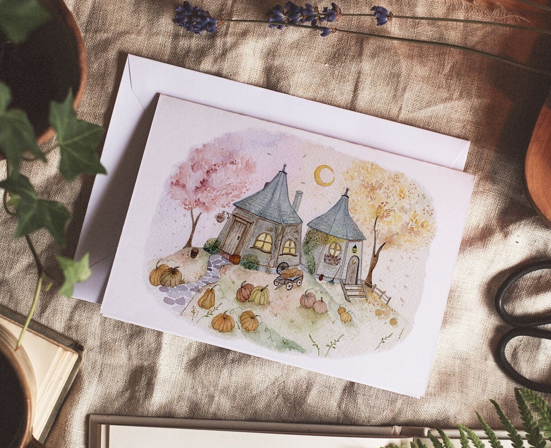 Gamekeepers Pumpkin Patch Card Cozy Fall & Autumn Card for the Spooky ...