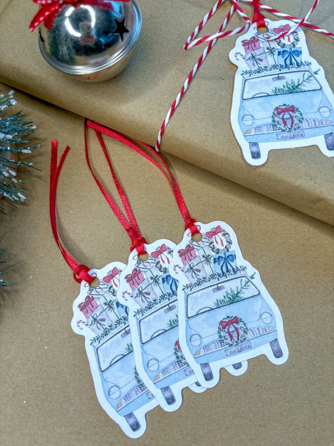 Christmas at the Burrow Tags, Christmas Tags, Pack of 4, Pack of ...