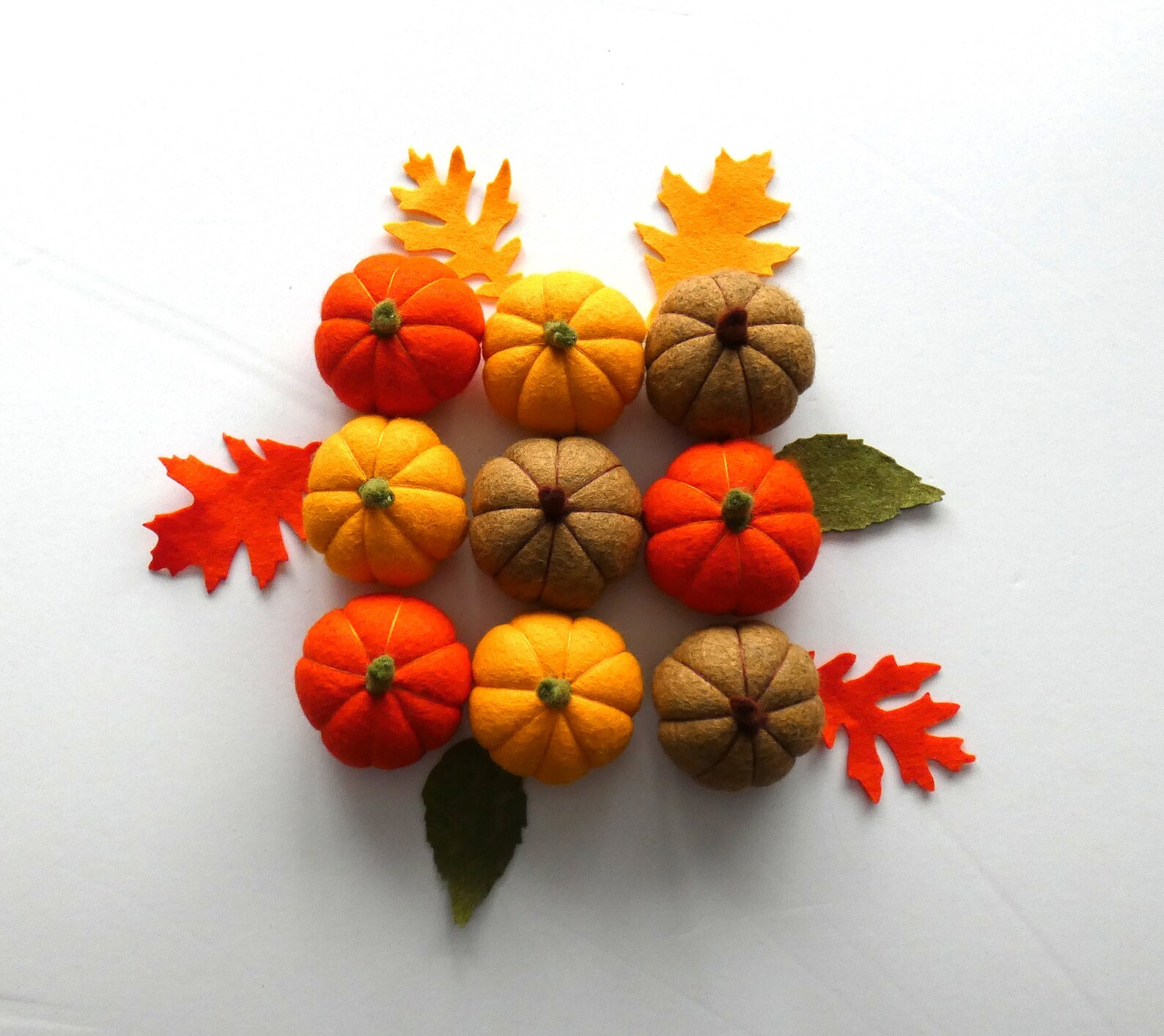 Pumpkin Set Autumnal Fall Autumn Thanks Giving Pumpkin - Etsy