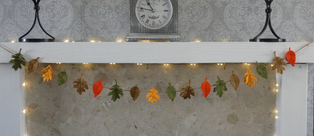 Woodland Garland, Thanks Giving, Leaf Garland, Autumnal Fall Garland ...