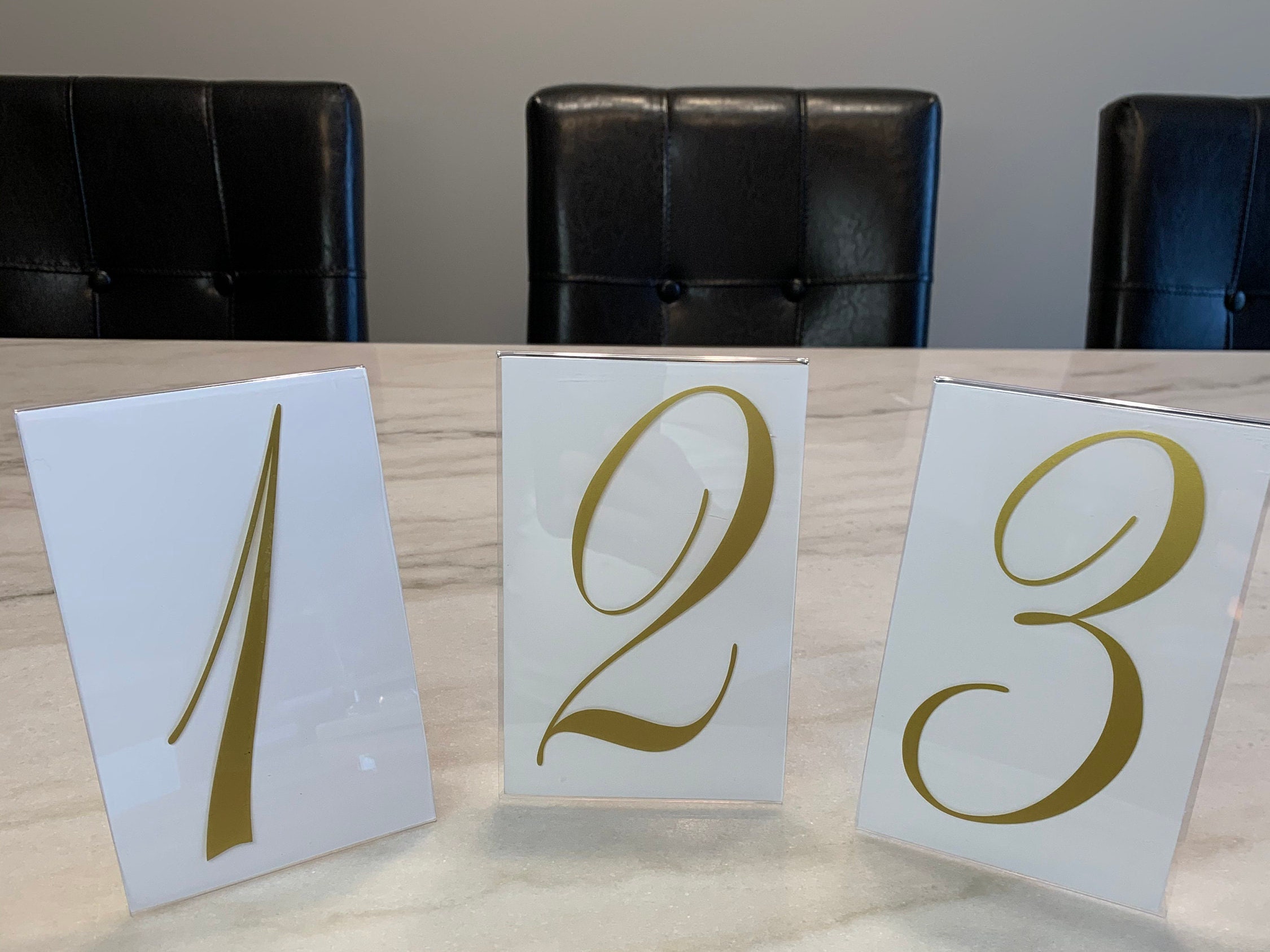 Personalized Acrylic Event Table Numbers Reusable - Etsy