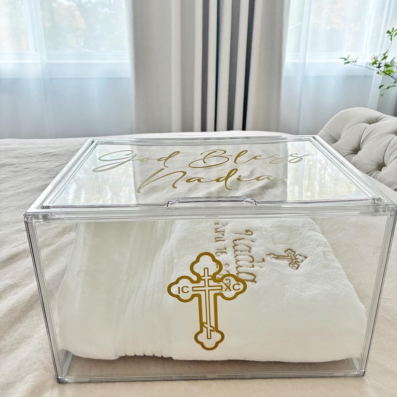 Baptismal Gown Box - Etsy