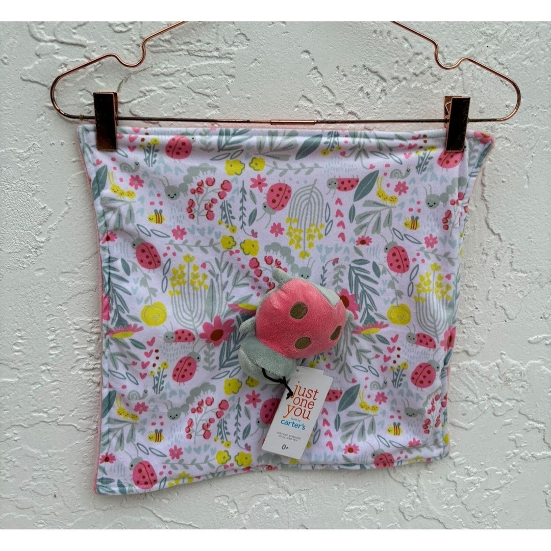 Carters Just One You Ladybug Security Blanket Plush Target Flowers ...
