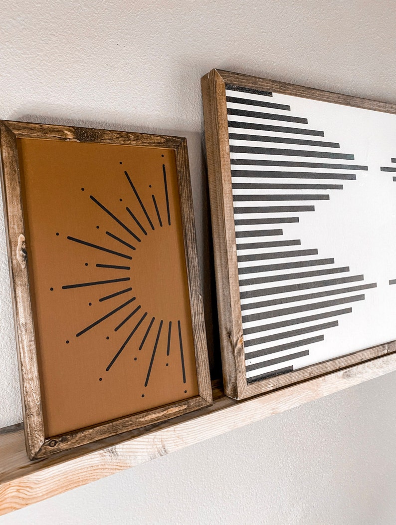 Boho Wall Decor Aztec Wall Art Southwestern Decor - Etsy