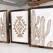 Aztec & Cactus Wall Art Boho Wall Art Aztec Wall Decor - Etsy