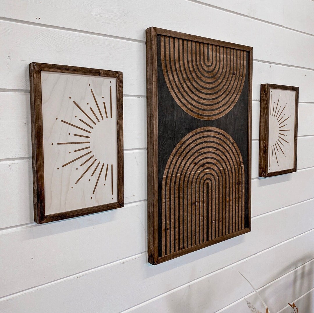 Sunburst Wall Art | Sun Art | Boho Wall Decor | Aztec Wall Decor ...