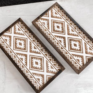 Aztec Wall Art | Boho Wall Art | Aztec Wall Decor | Western Wall Panel ...