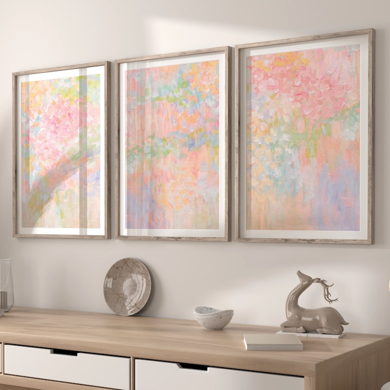 Pastel Floral Wall - Etsy
