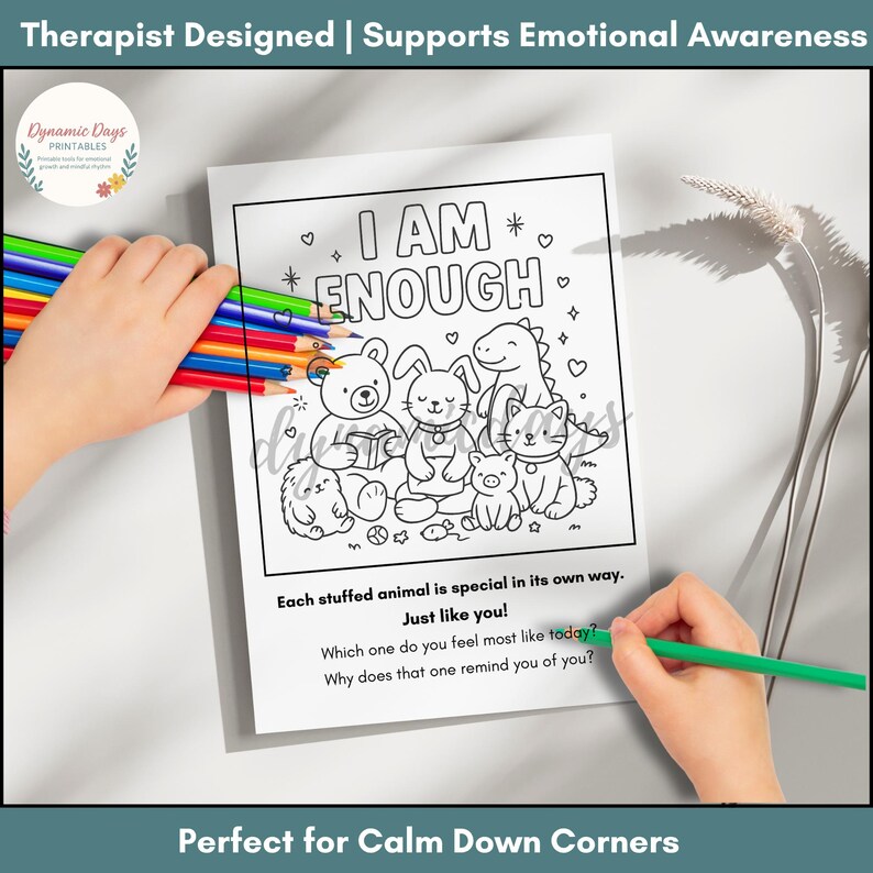 Positive Affirmation Coloring Pages for Kids + Printable Confidence ...