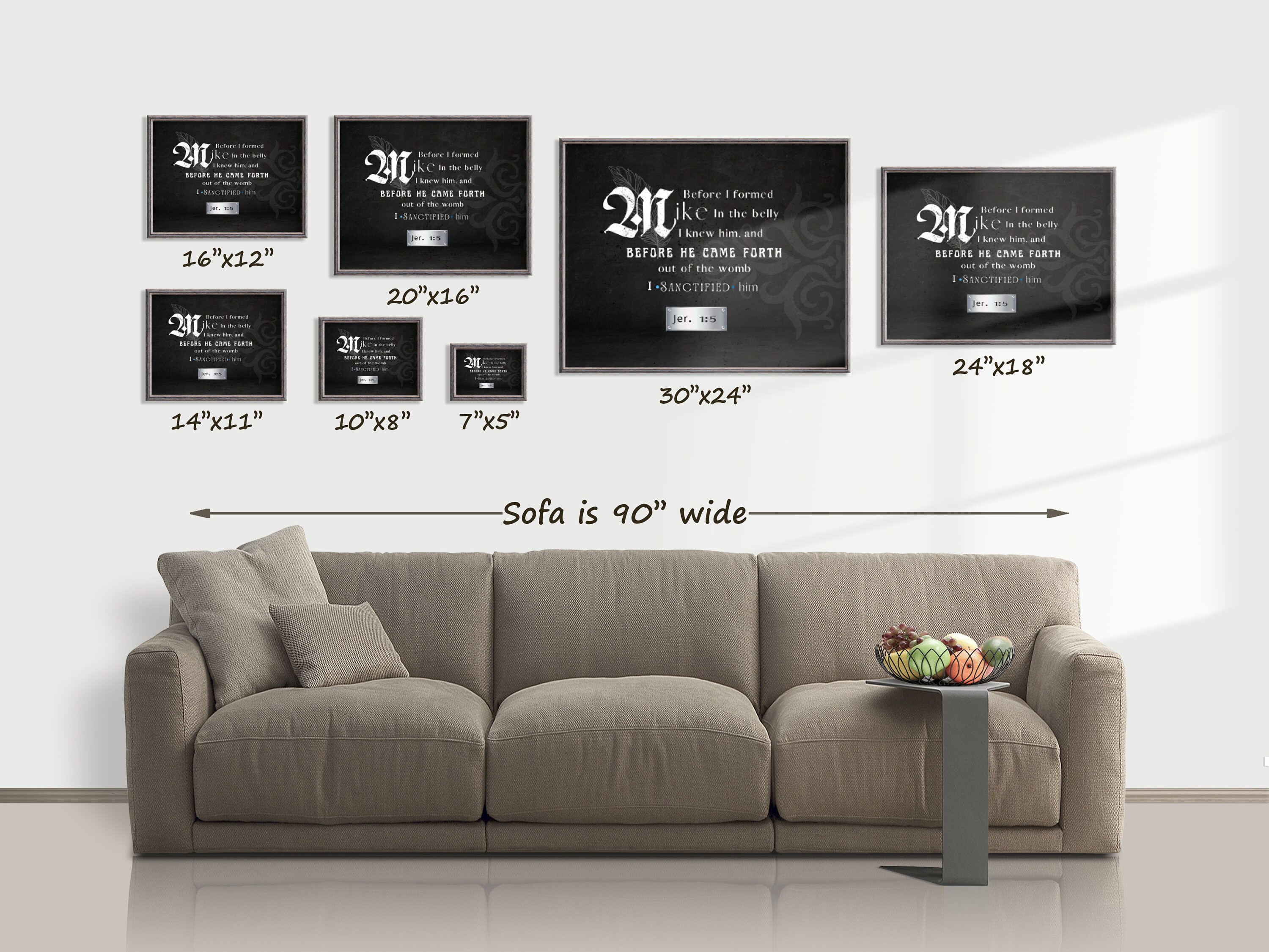 Christian Father's Day Gift Bible Verse Sign Scripture Sign Catholic ...