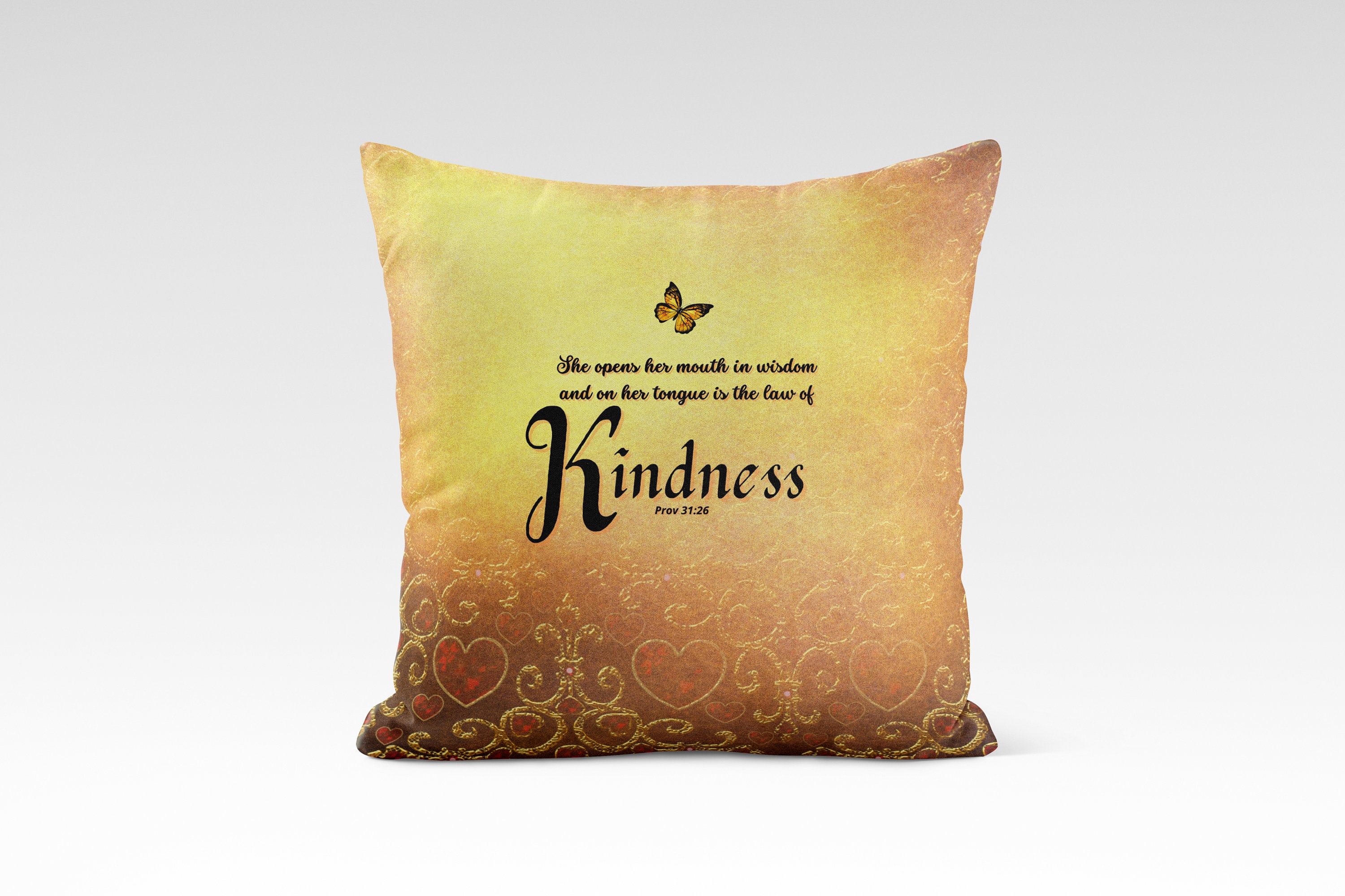 Bible Verse Pillow Scripture Pillow Christian Pillow Kindness Landscape ...