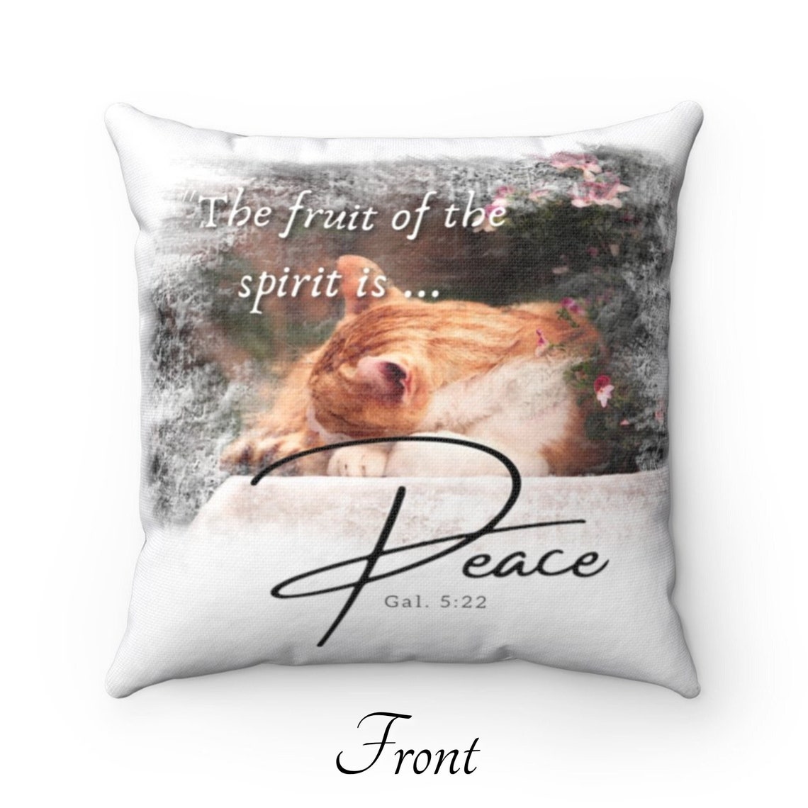 Bible Verse Pillow Scripture Pillow Christian Pillow Peace - Etsy