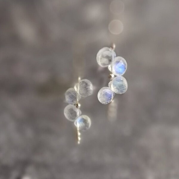 Moonstone Drops - Etsy