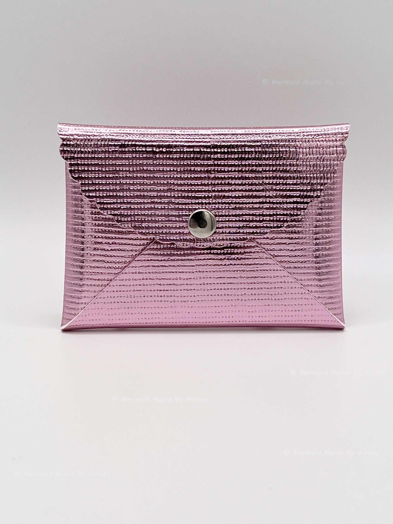 Dusty Rose Velvet Snap Wallet / Pouch - Etsy