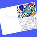 DIY Kit, Colouring in Cards Printable / Bright Original Artwork / Any ...