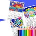 DIY Kit, Colouring in Cards Printable / Bright Original Artwork / Any ...