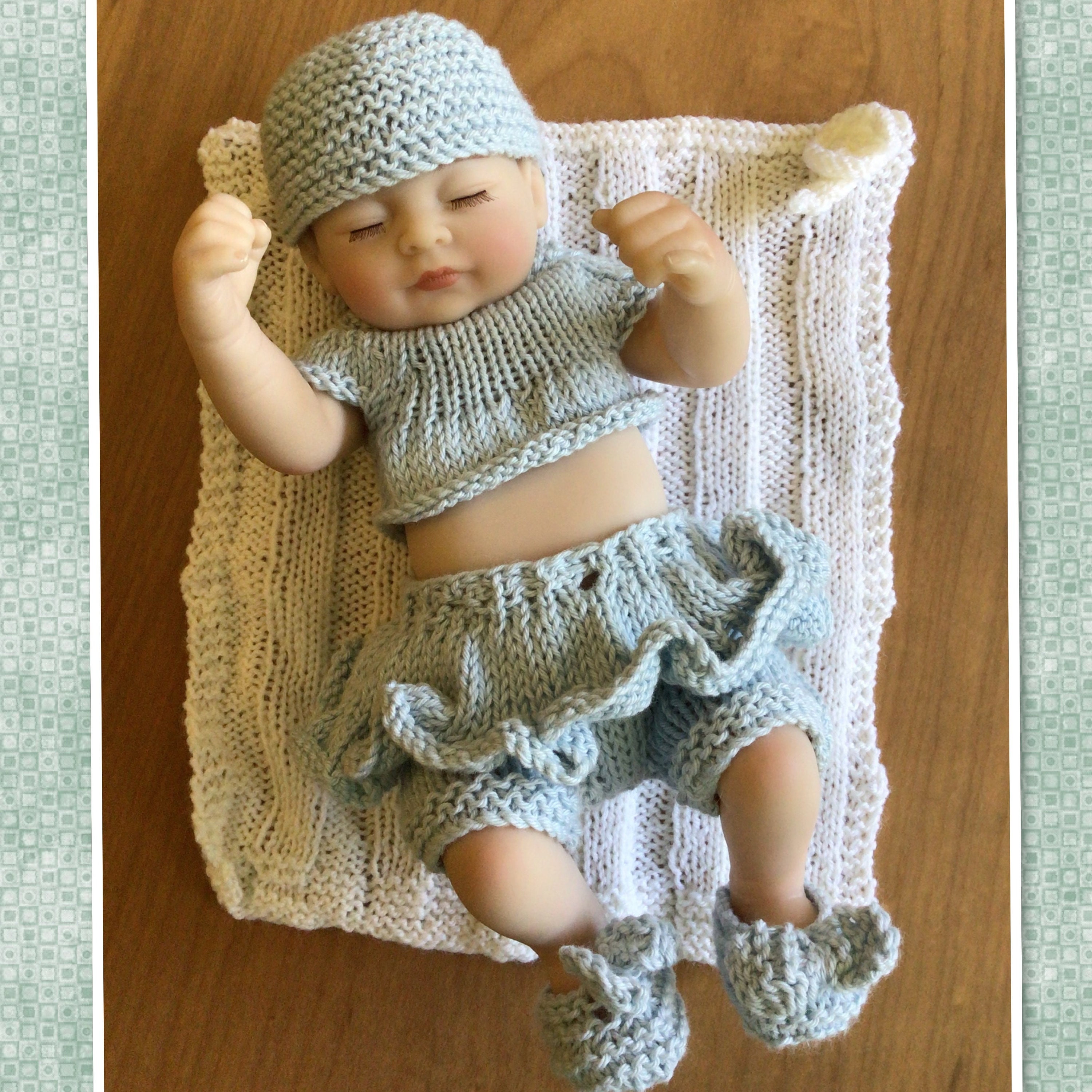 Two Doll Knitting Patterns, Cute Baby Doll Patterns, Butterfly Knit ...