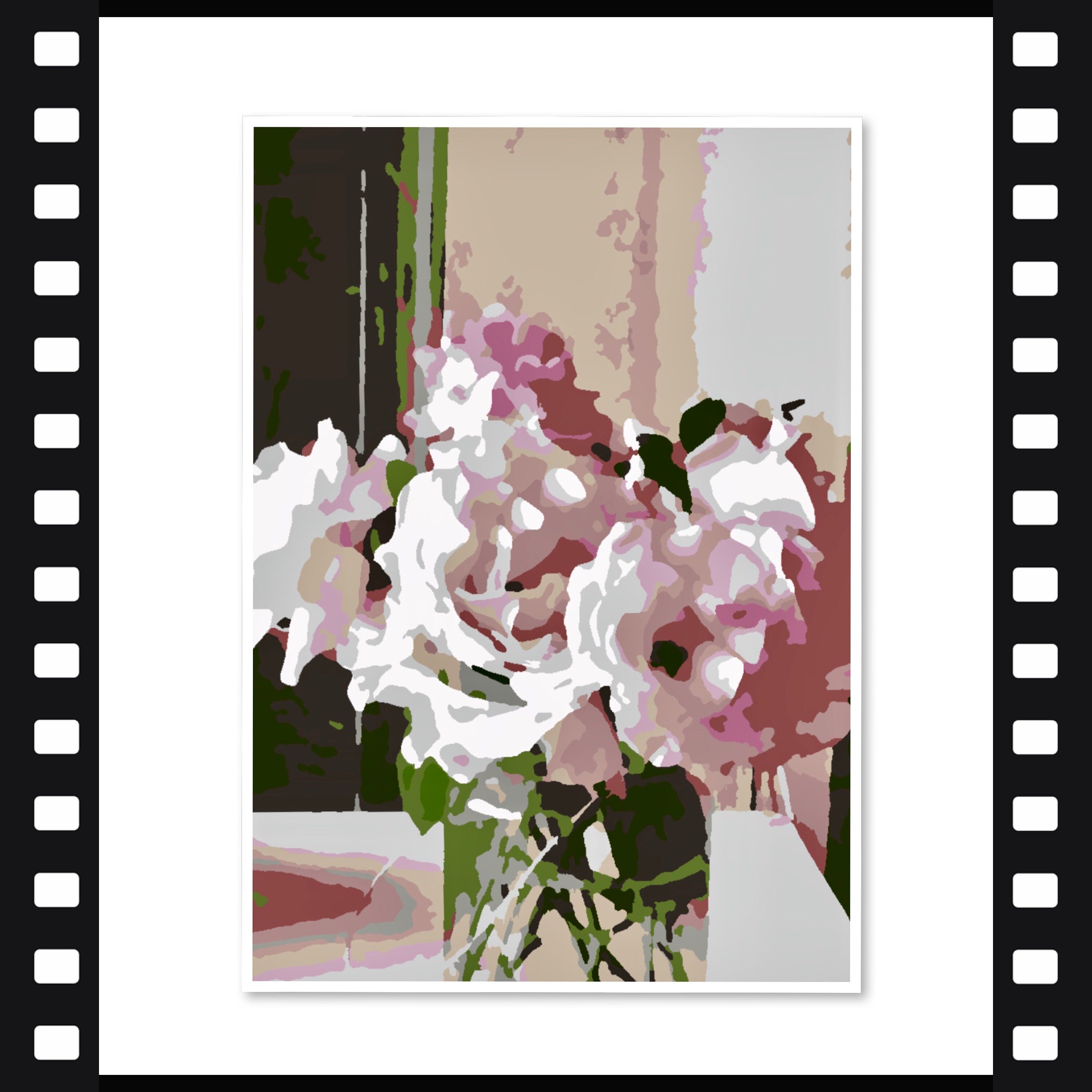 Flowers Paint by Numbers/roses Diy Painting/printable/diy Gift/roses ...